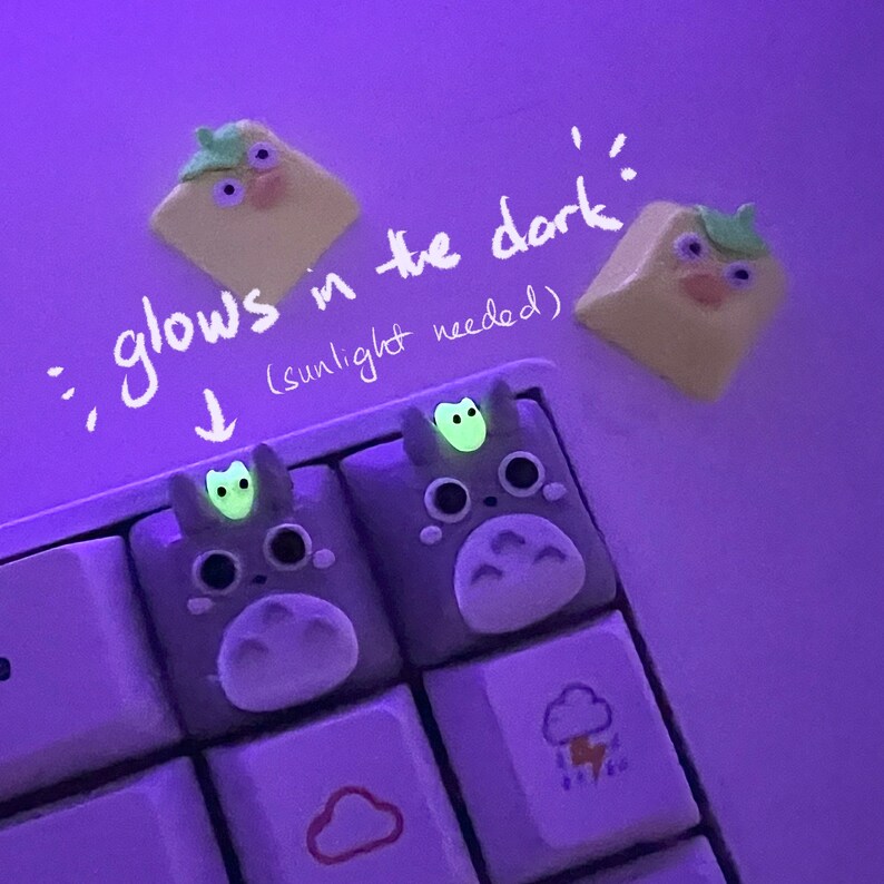 Totoro Studio Ghibli Artisan Keycap - Etsy