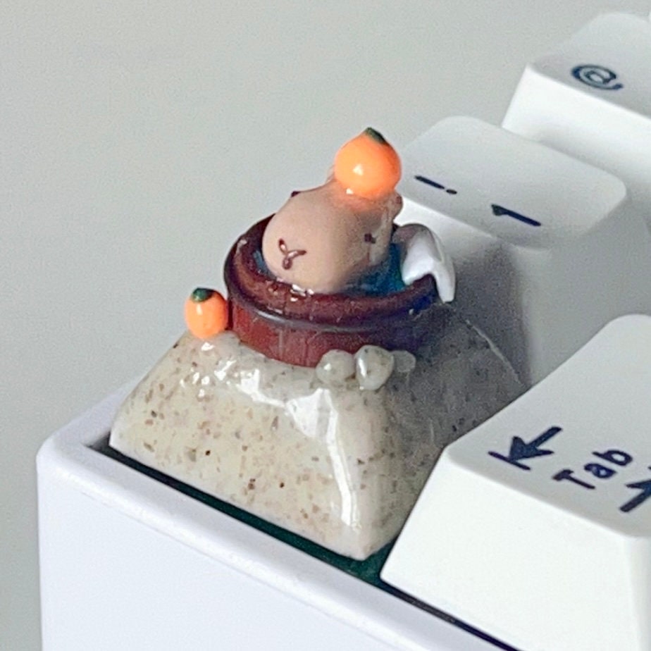 Capybara Artisan Keycap - Etsy
