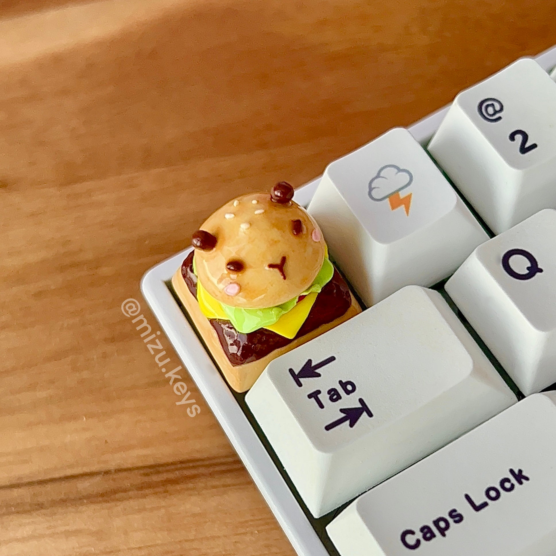 Capyburger Artisan Keycap - Etsy