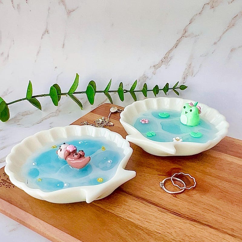 Jewellery Dish Frog - Etsy