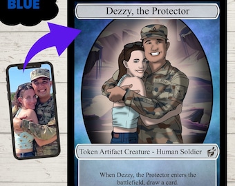 10x Custom MTG Card 2.5x3.5, Magic the Gathering Art, Gifts, Birthday ...