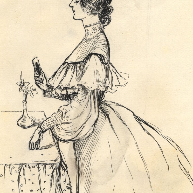 Antique Drawing - Etsy