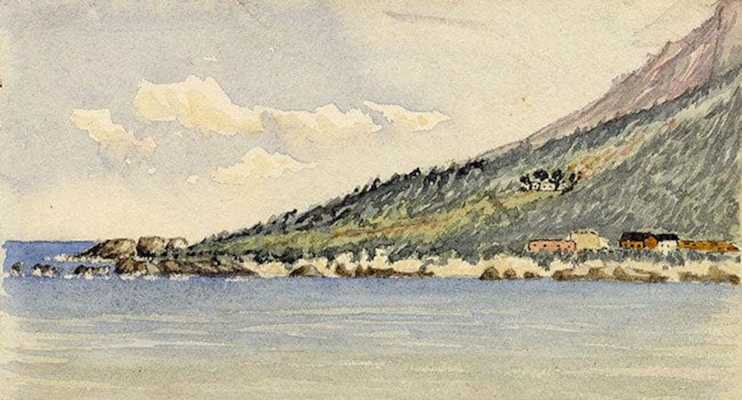 Simon's Bay Cape of Good Hope South Africa Painting 1870 Cmdr AM ...