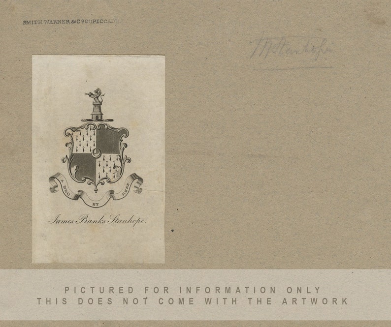 Lt Col James Hamilton Stanhope Painting C.1819 Street Brussels Belgium ...