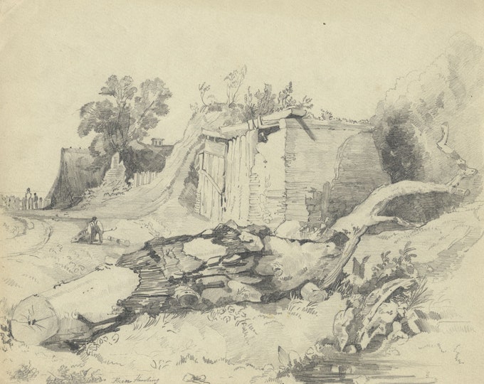 James Duffield Harding Landscape/seascapes 1833 Print Reproduction ...