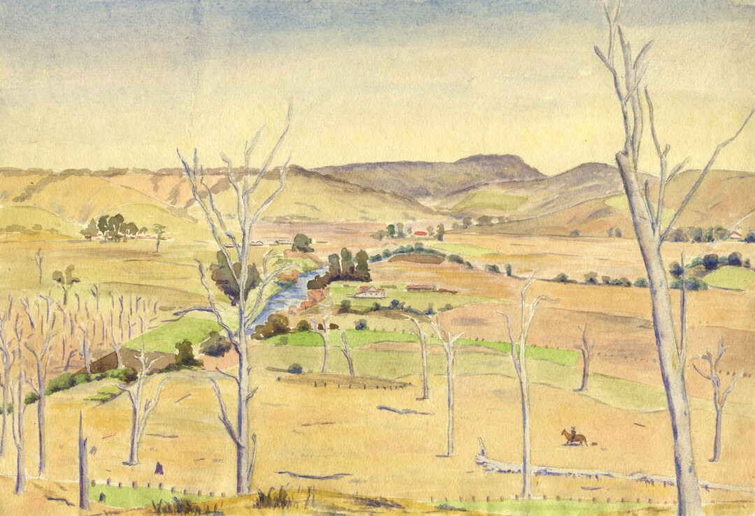 Stan Simpson, Towards Tuncester, New South Wales, Australia – 1944 ...