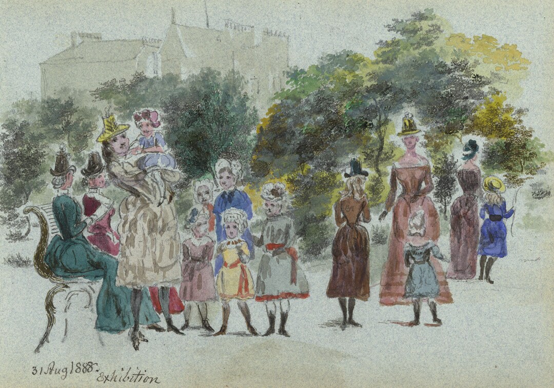 Alexander Hunter, Mothers & Children in Edinburgh, Exhibition – 1888 ...