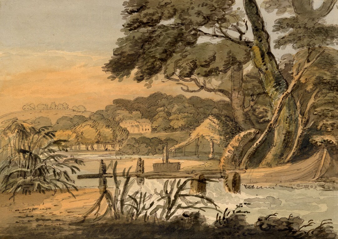 John Colley Nixon, in the Park at Benham, Newbury, Berkshire 1800 ...