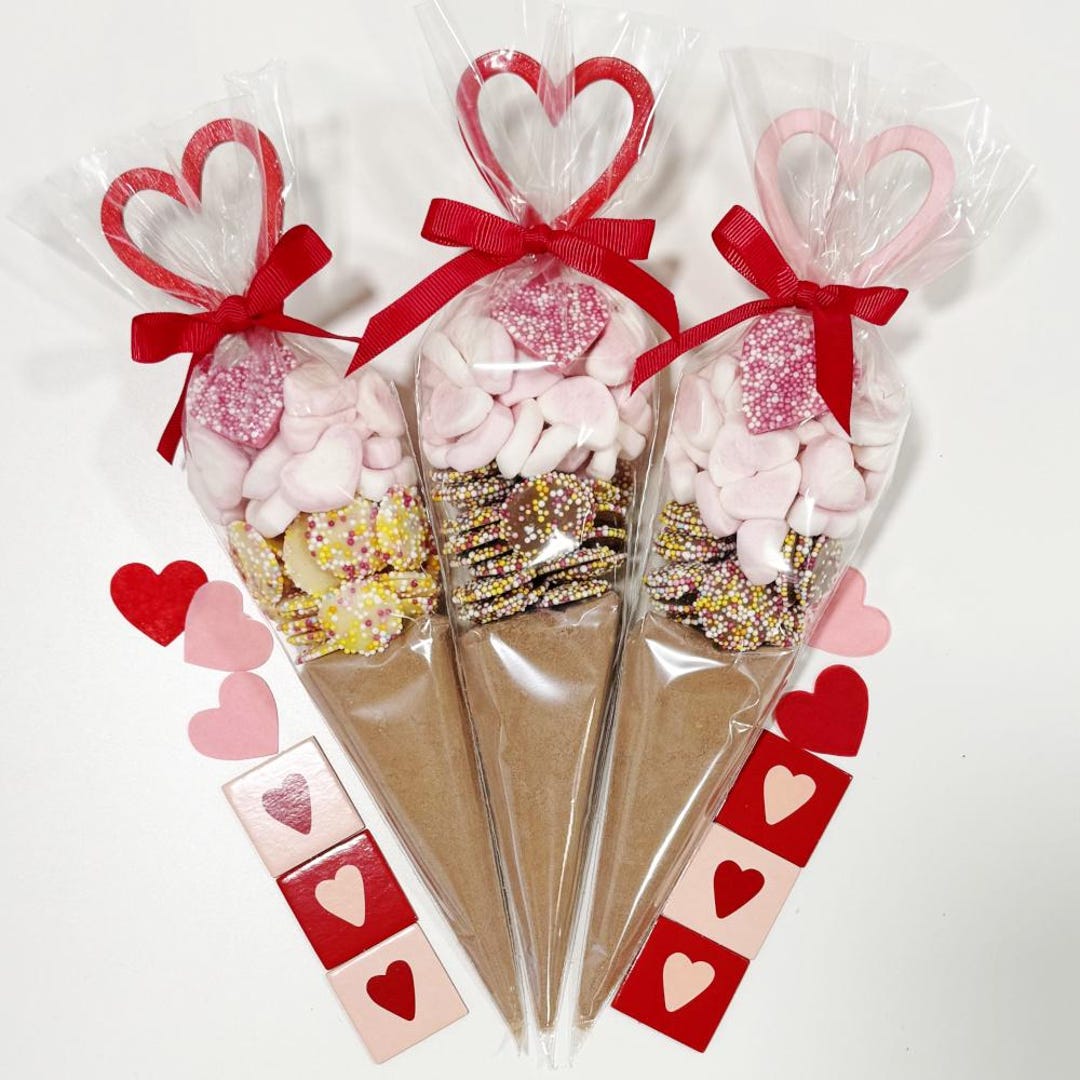 Valentines Hot Chocolate Cones, Valentine's Day Chocolate Cones ...