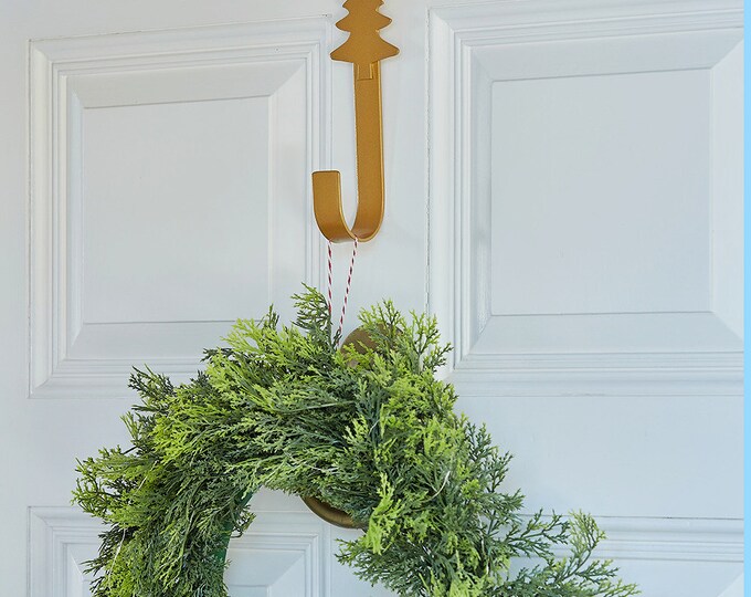 Wreath Door Hanger, Snowflake Christmas Decor, Christmas Decorations ...