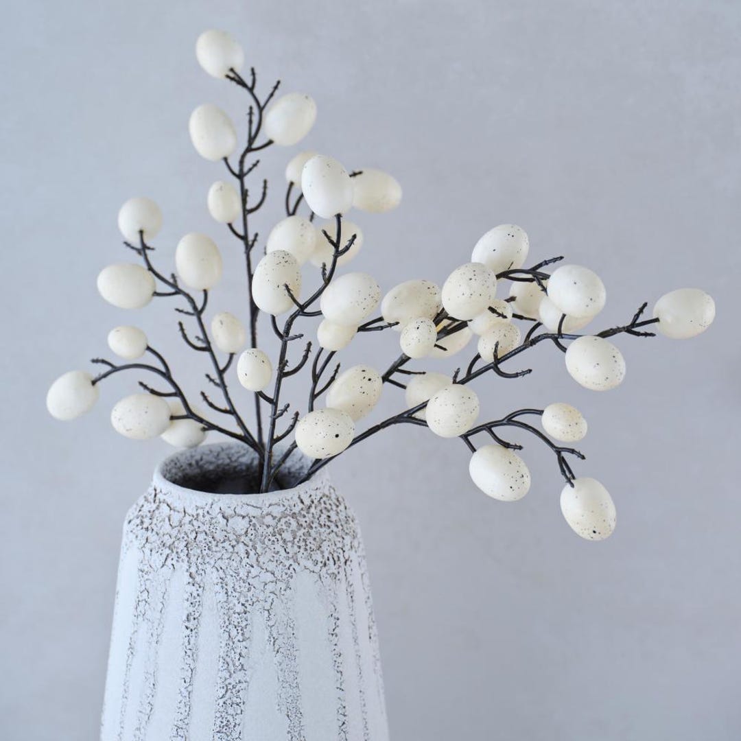 3 Easter Egg Stems Decoration, Easter Egg Decor, Easter Table Decor ...