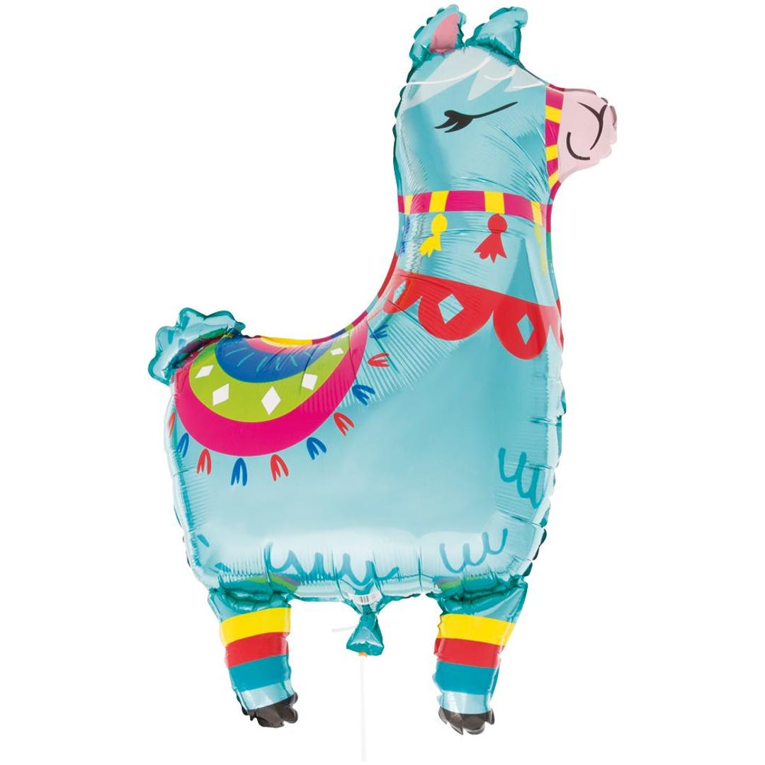 Giant Llama Foil Balloon, Llama Party Decorations, Animal Balloon ...