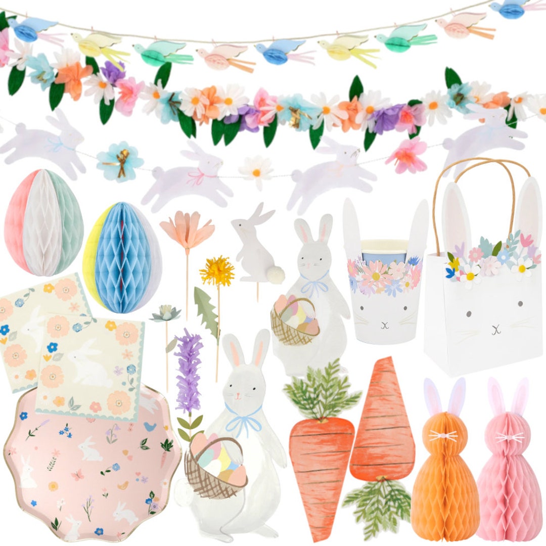 Easter Party Supplies, Easter Decorations, Easter Bunting Garland ...