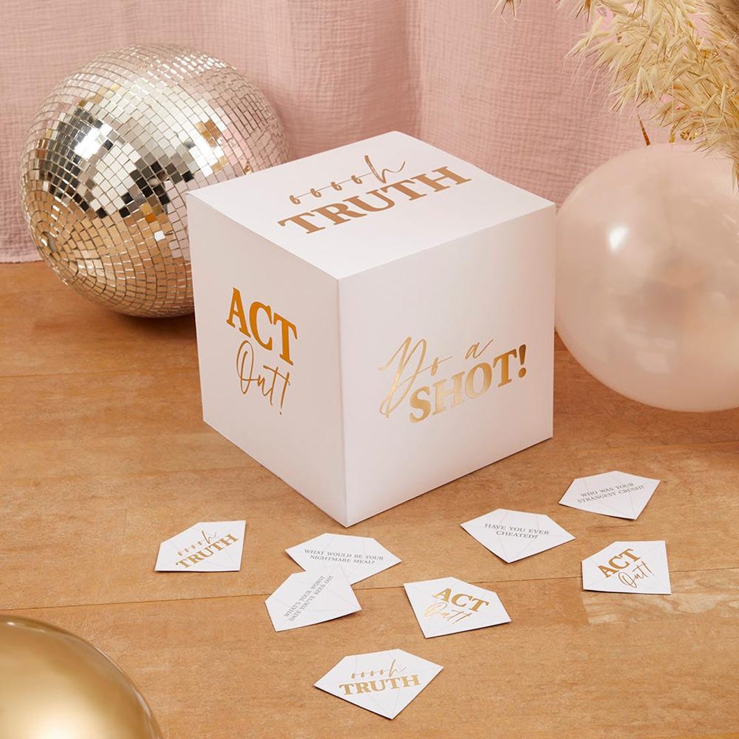 Giant Dice Hen Party Game, Truth or Dare Game, Bridal Shower Games ...