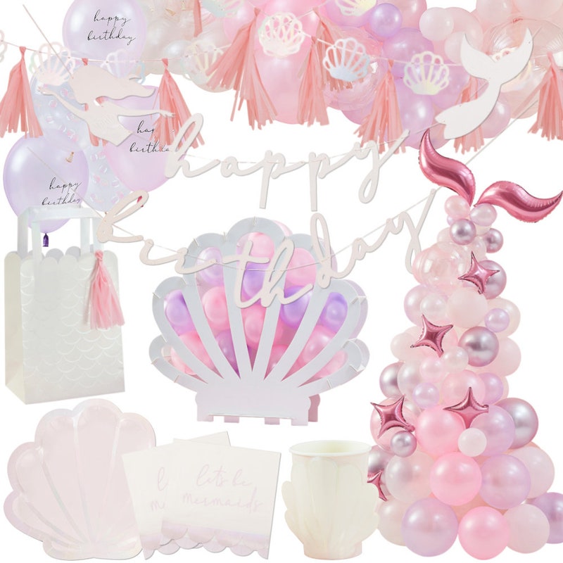 Mermaid Birthday Party Balloons - Etsy