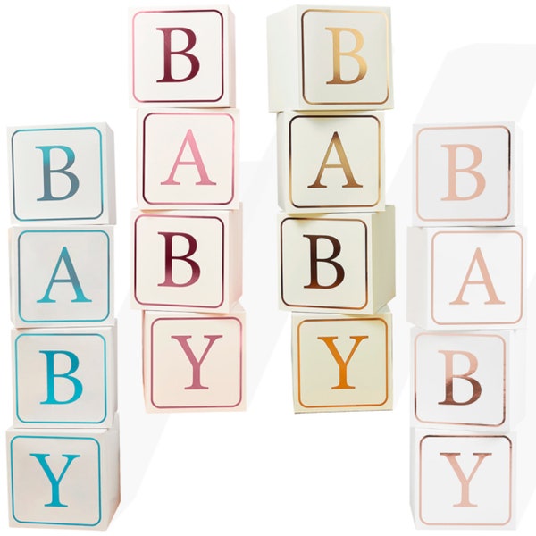 Baby Blocks Decorations - Etsy