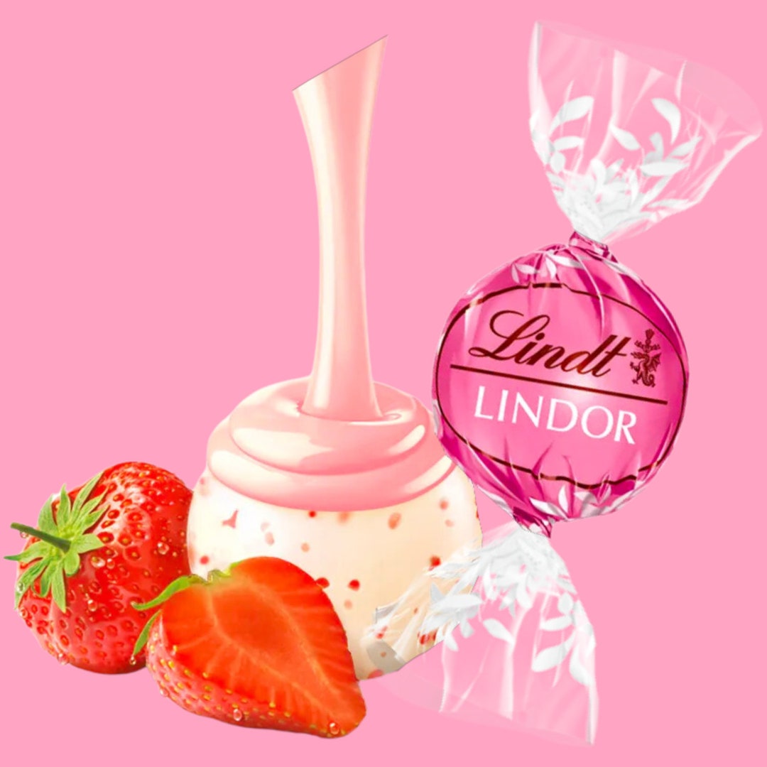 Lindt Strawberries & Cream Chocolate Truffles, Lindt Chocolate Gifts ...