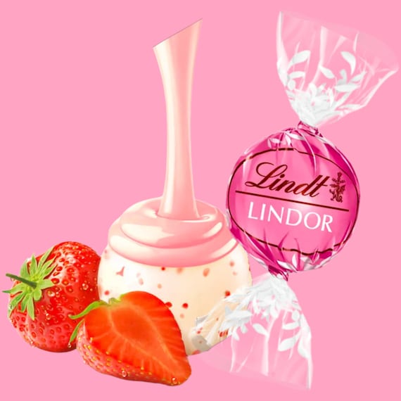 Lindt Strawberries Cream Chocolate Truffles Lindt Chocolate Gifts Lindt Chocolate Hamper Wedding Christmas Chocolate Hen Party Favors Etsy