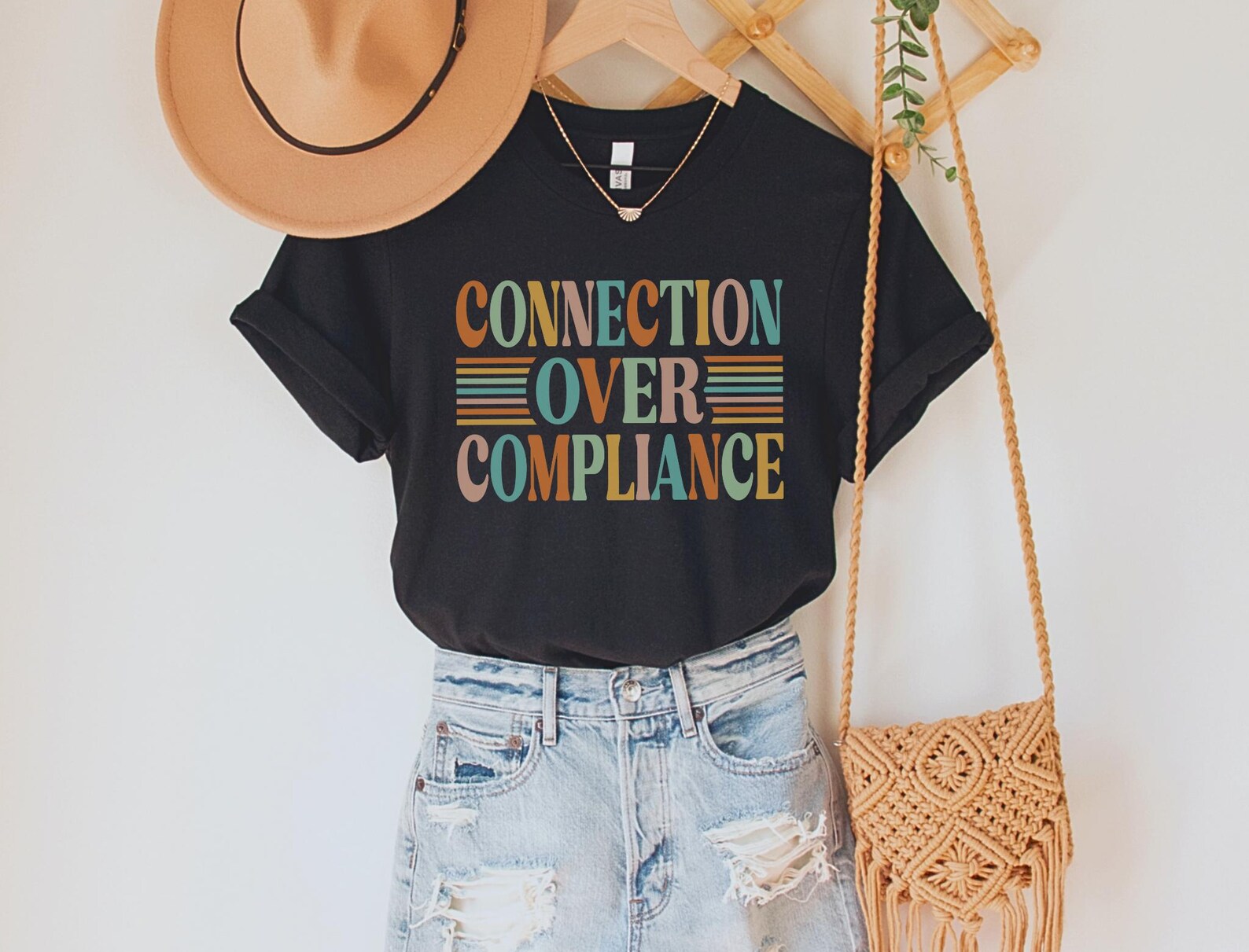 Connection Over Compliance Shirt, Special Education Teacher Shirt ...