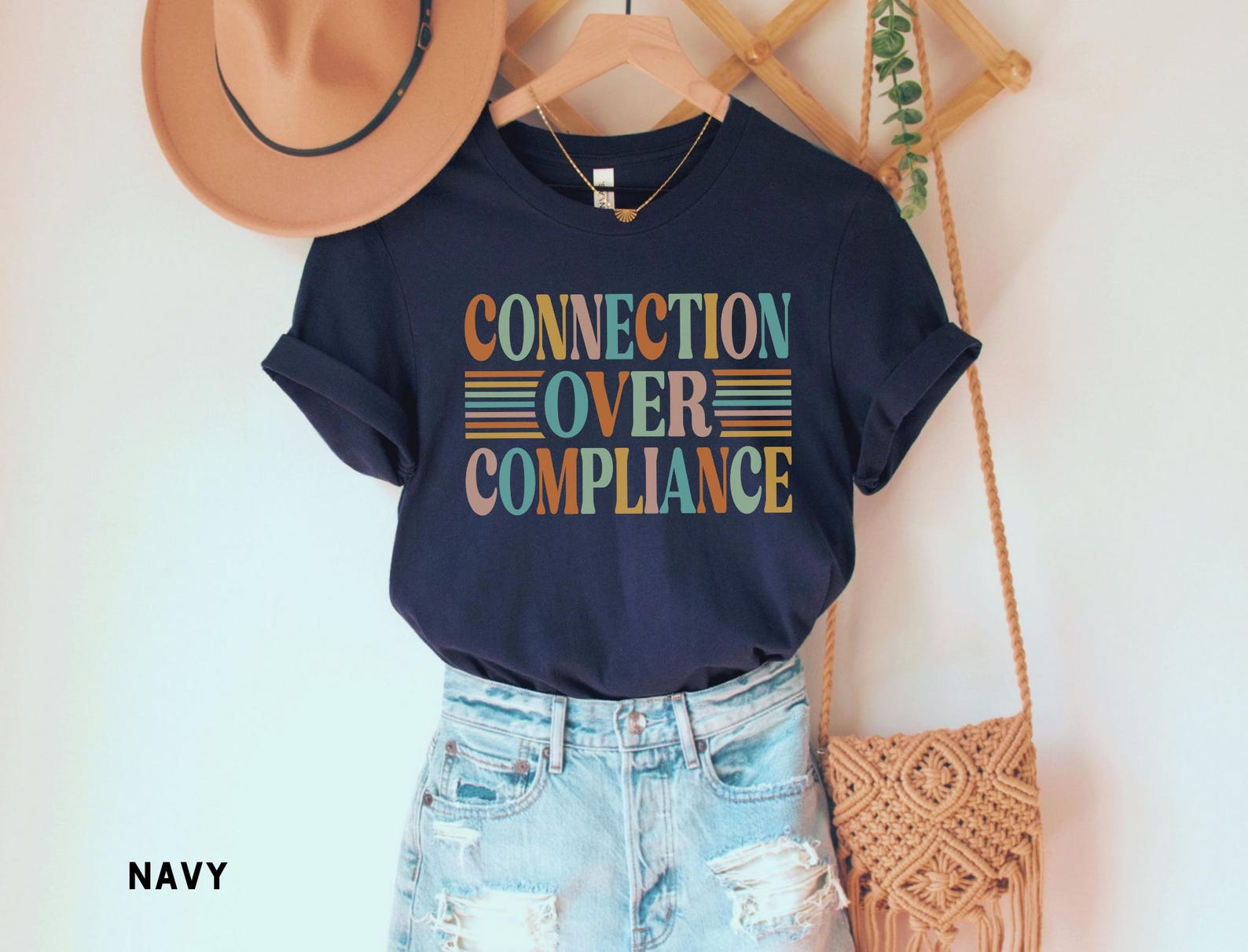 Connection Over Compliance Shirt, Special Education Teacher Shirt ...