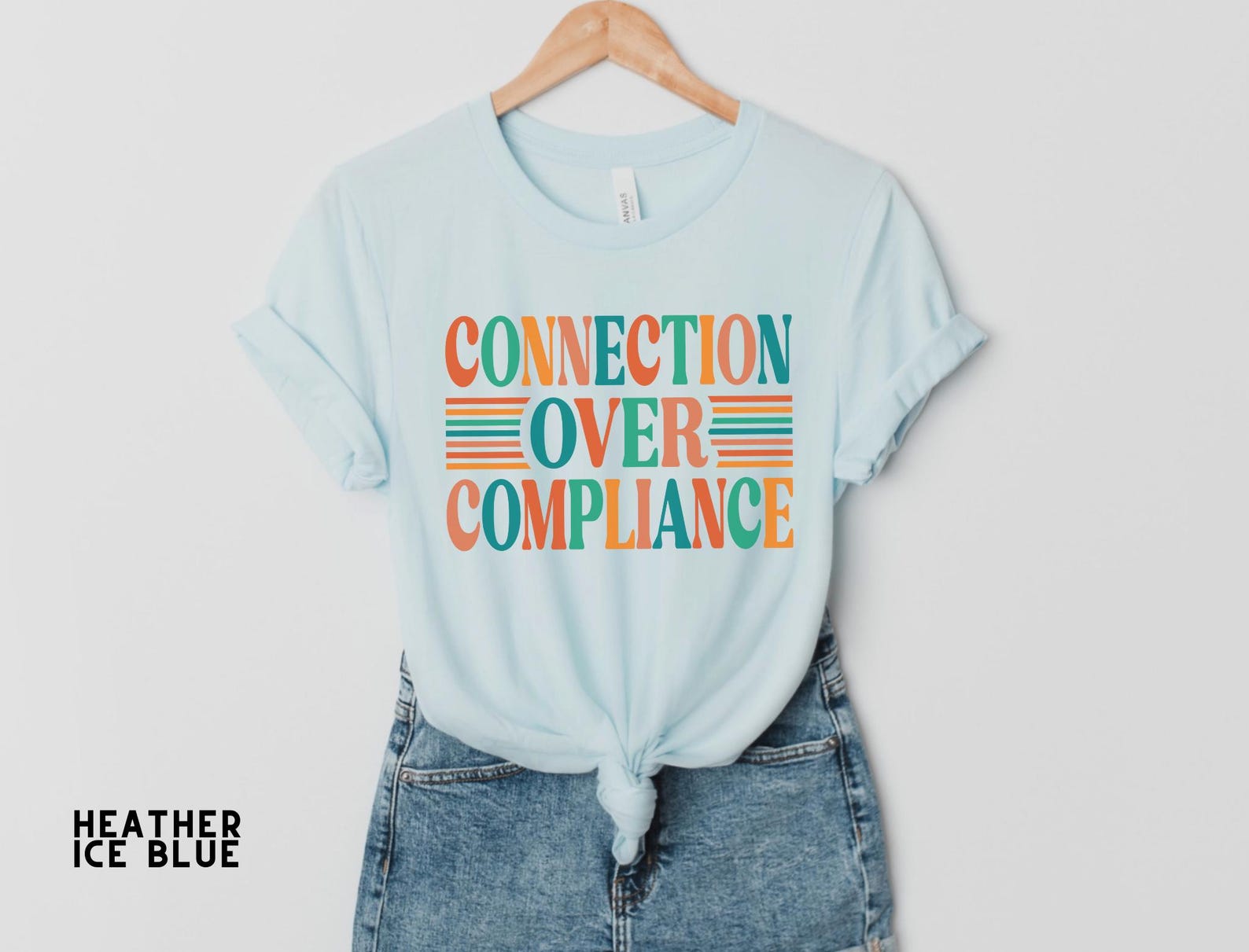 Connection Over Compliance Shirt, Special Education Teacher Shirt ...