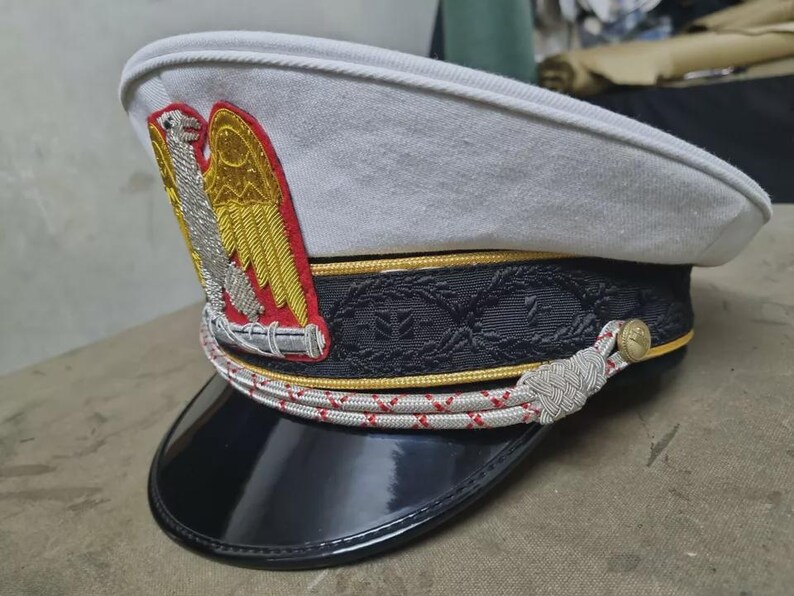 WW2 WWII ITALIAN Fascist Officer Visor / Hat / CAP Reproduction Free ...