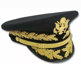 Male General Officer ASU Service Cap Reproduction - Etsy