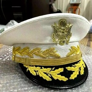 WW2 US Army Military General Hat Embroidered Peaked Visor Caps - Etsy