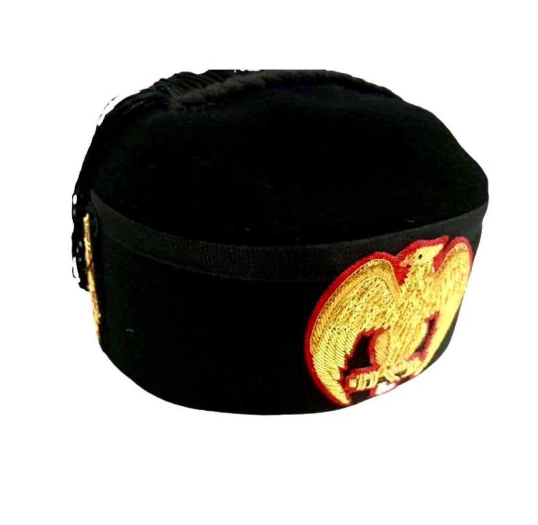 WW2 Italian Mussolini Fez Cap Reproduction free Shipping - Etsy