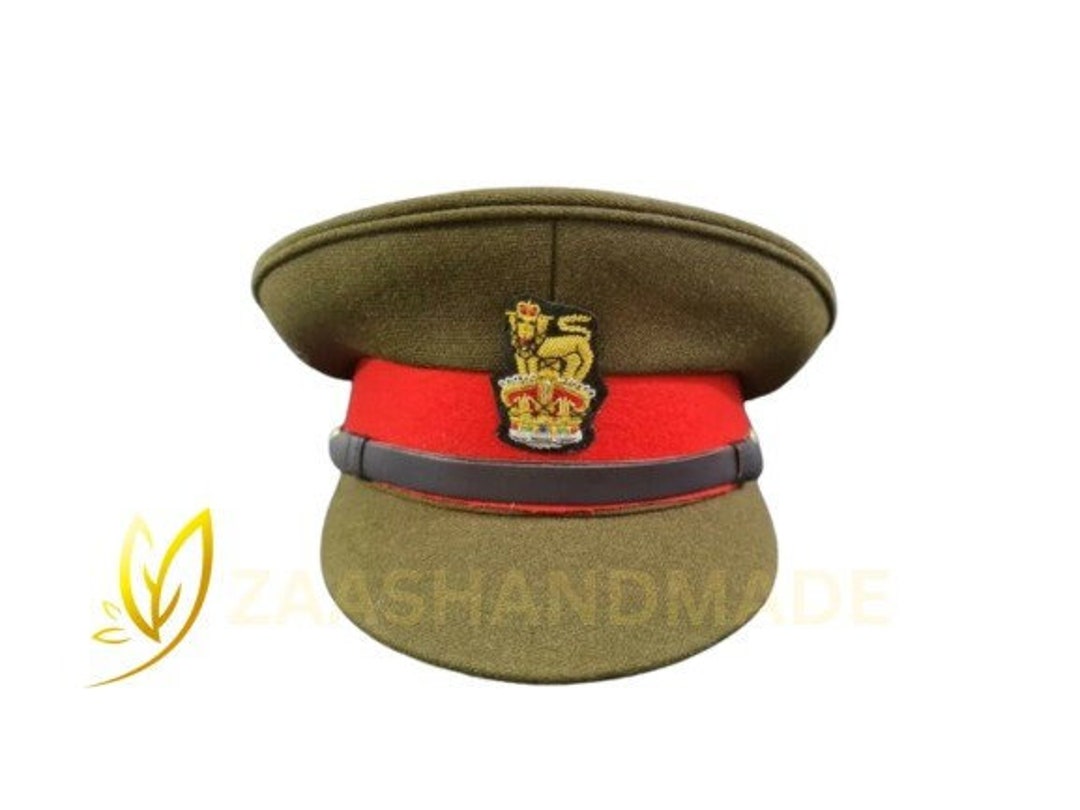 WW2 British Army General Staff Officers Peak Visor Cap Colonel und ...