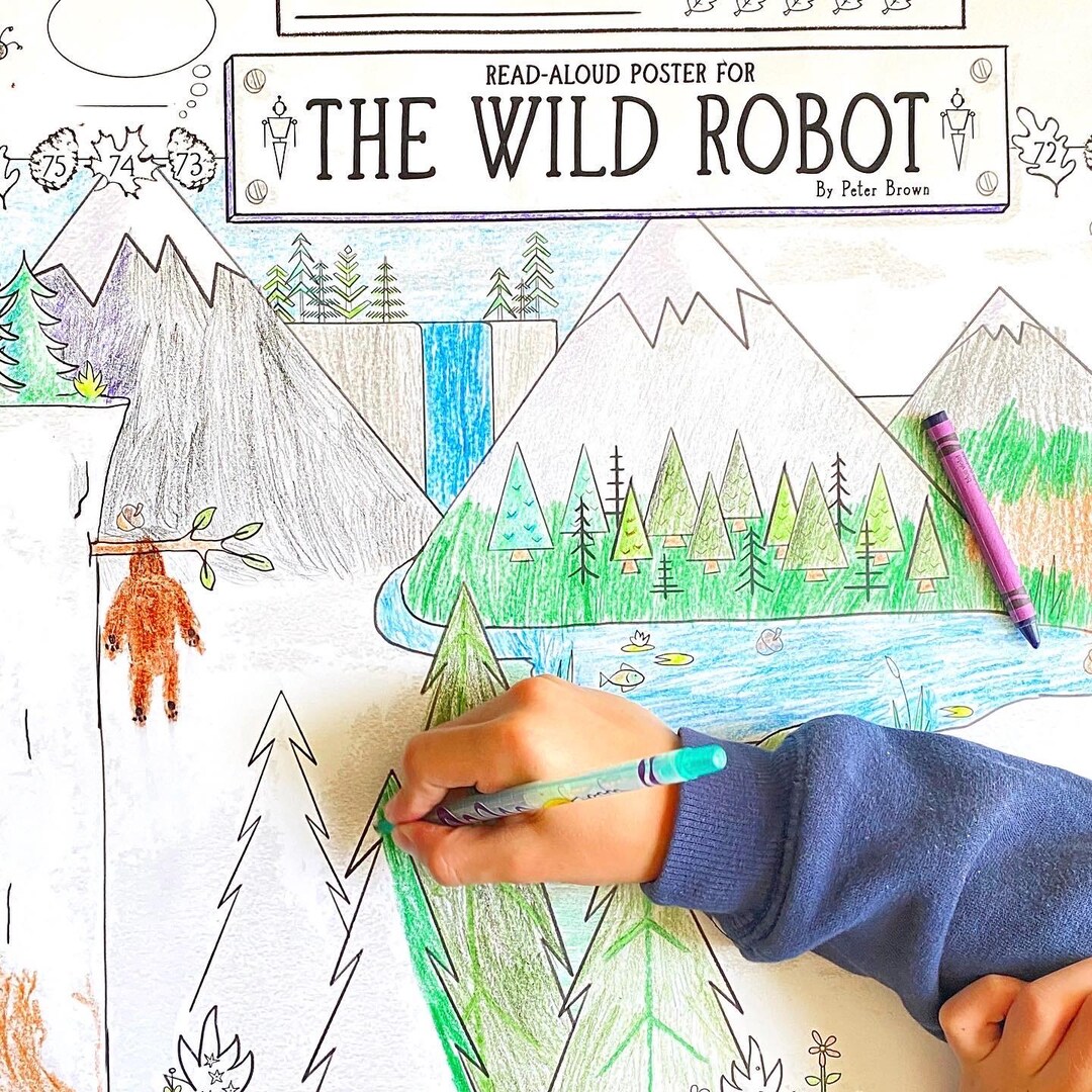 The Wild Robot Read-aloud Poster - Etsy