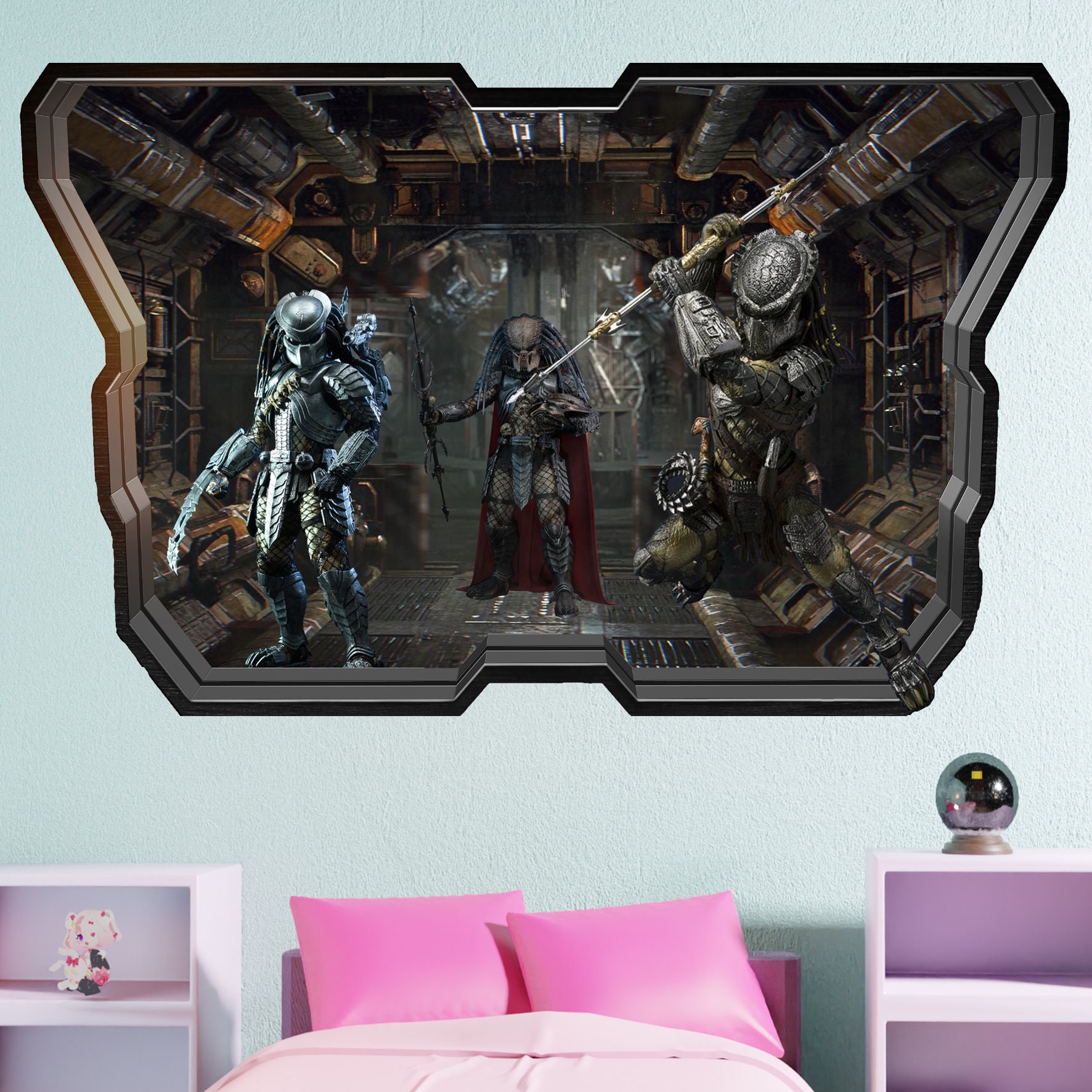 Spacecraft Predators Hunters Wall Art Sticker Decal Mural - Etsy