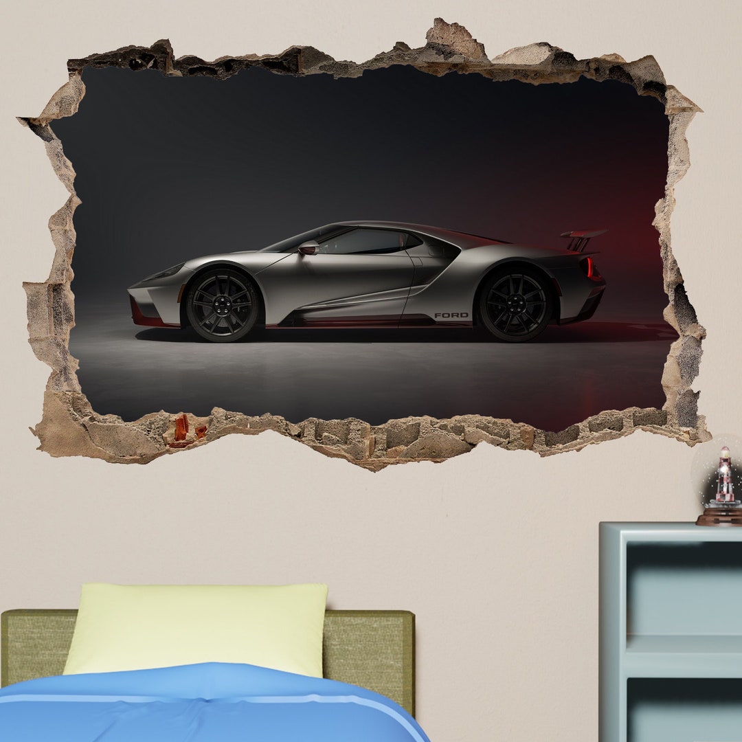 Super Fast Racing Sport Car Wall Art Stickers Decal Mural Poster Decor ...