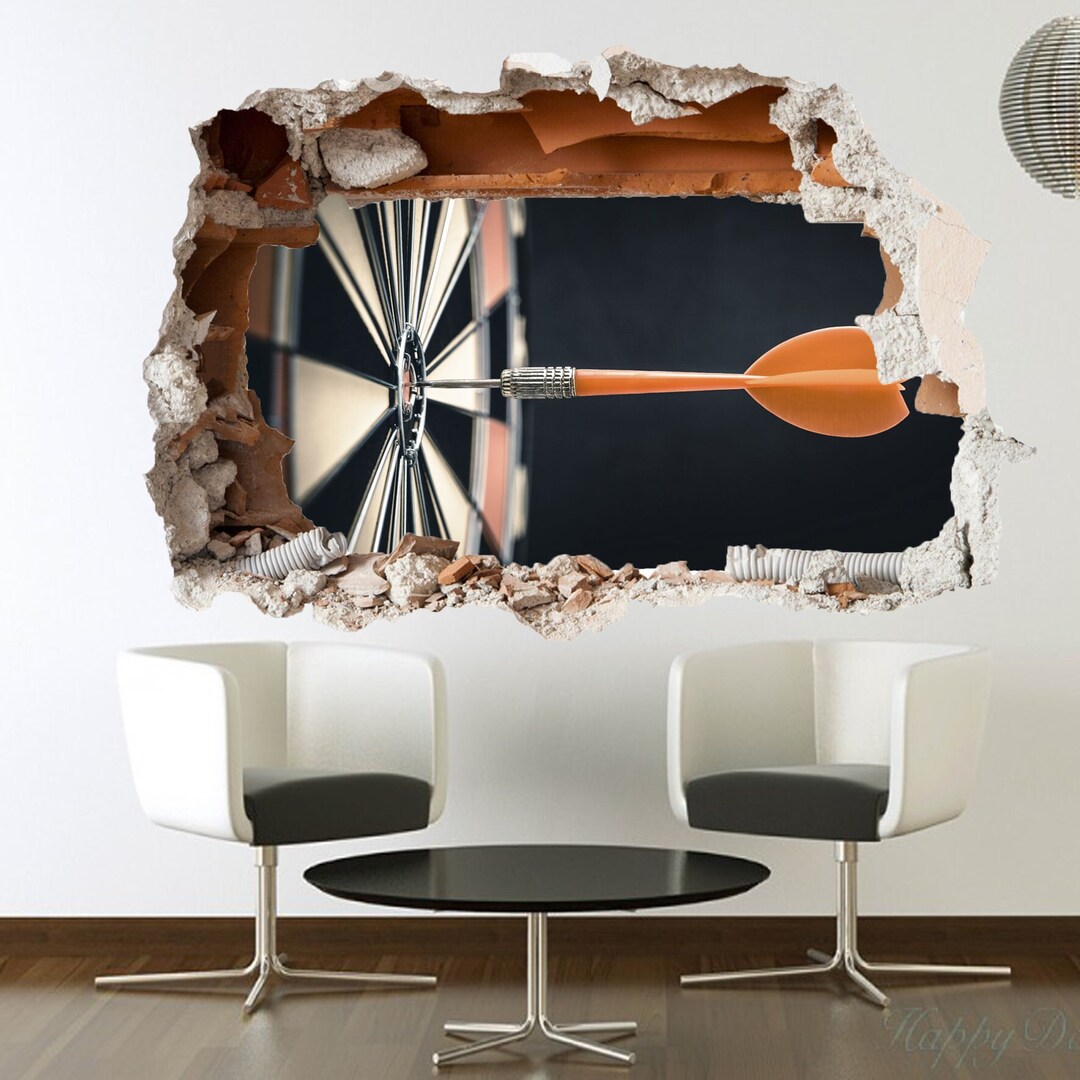 Dart Wall Sticker Mural Art Poster Decal Kids Room Office Nursery Decor ...