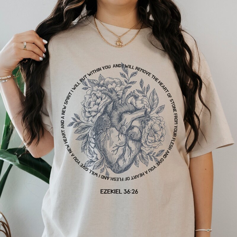 Heart of Stone Bible Verse - Etsy