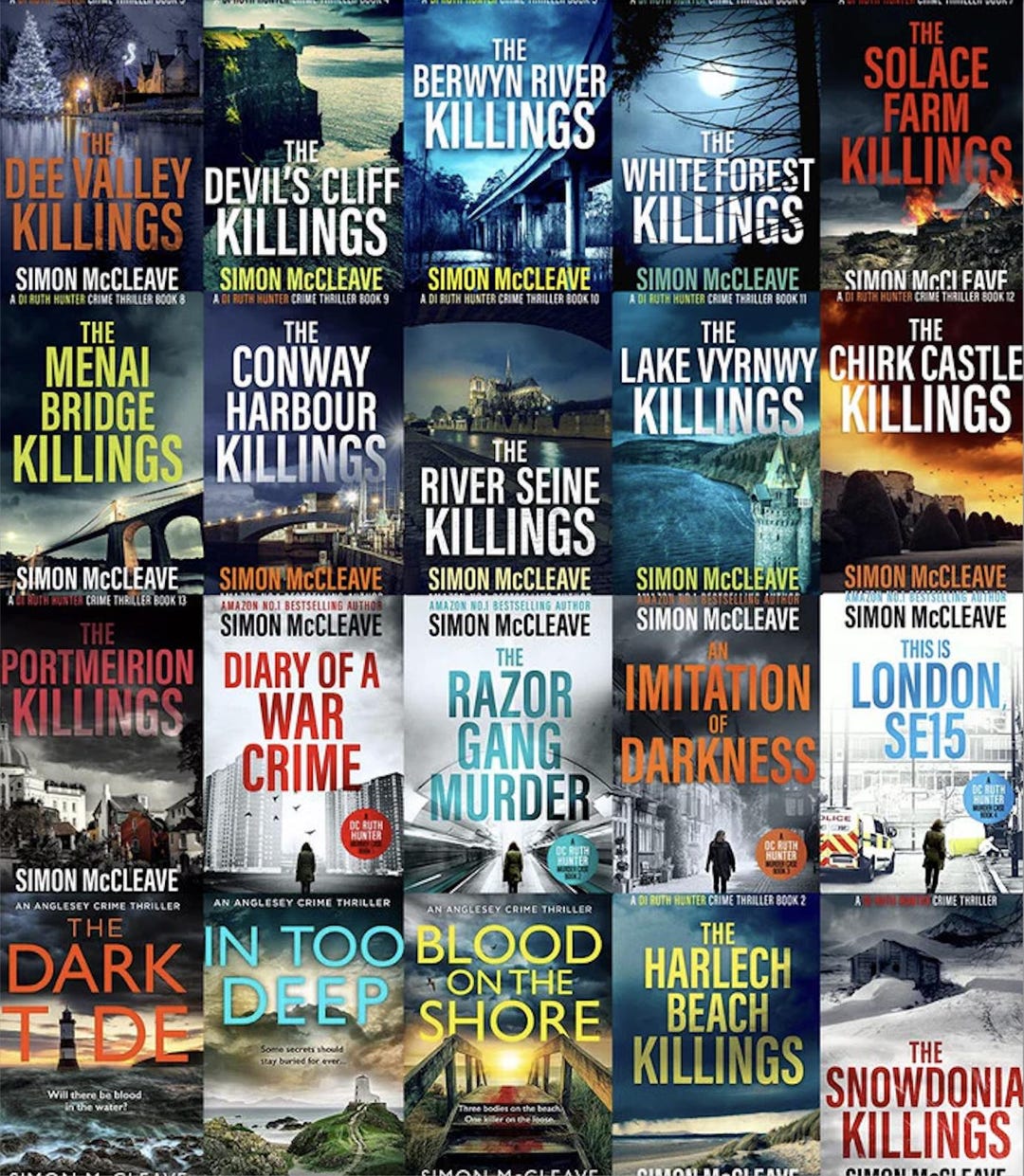 The DI Ruth Hunter Series by Simon Mccleave. Ebooks in Epub. Bonus - Etsy