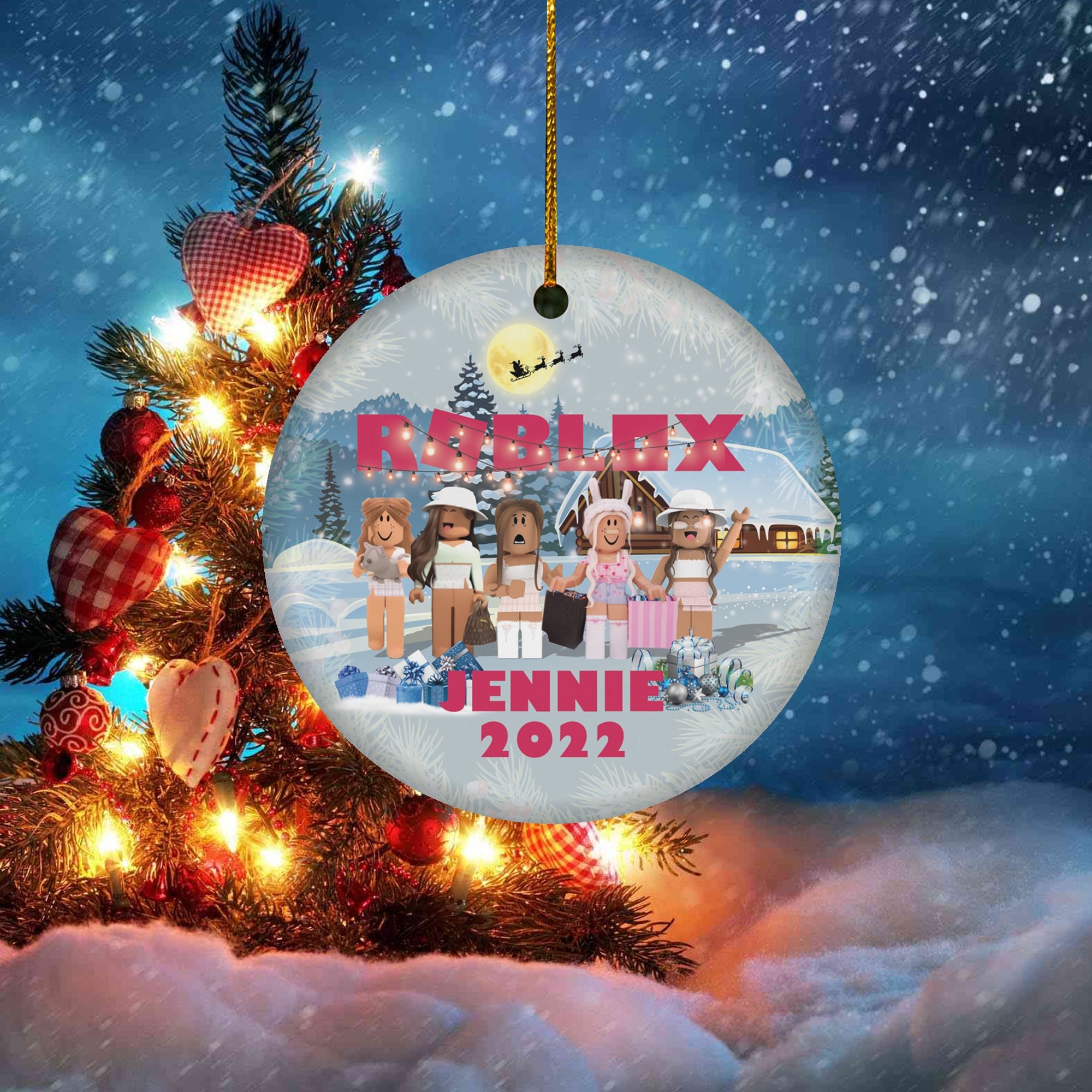 Roblox Girl Ornament 2022, Roblox Girl Ornament, Roblox Meganplays ...