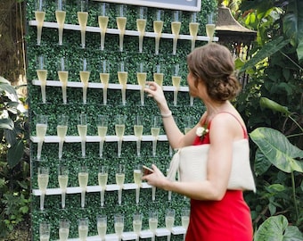 5 Shelves/ Champagne Wall/champagne Wall Shelf/ Bubbly Bar Shelf/ Wine ...