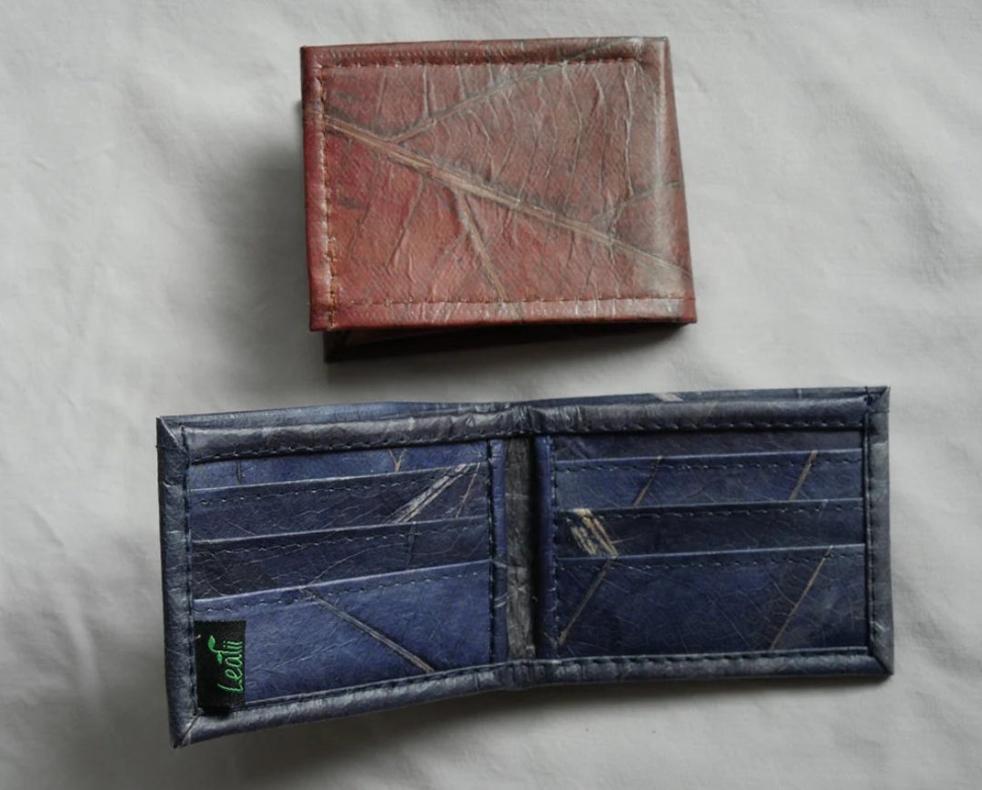 Bifold Leaf Wallet, Special Materials and Friendly With Environment - Etsy