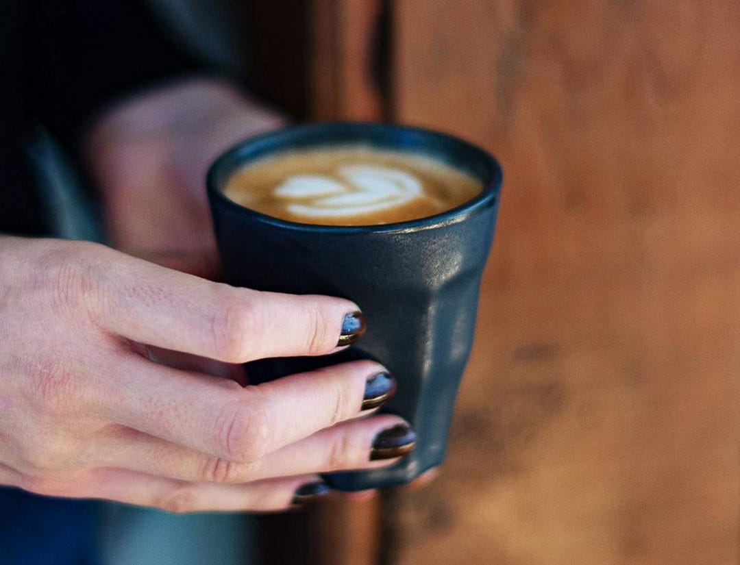 Cappuccino Cup | 6 Oz Cappuccino Mug | Purposefully Handmade in Small ...