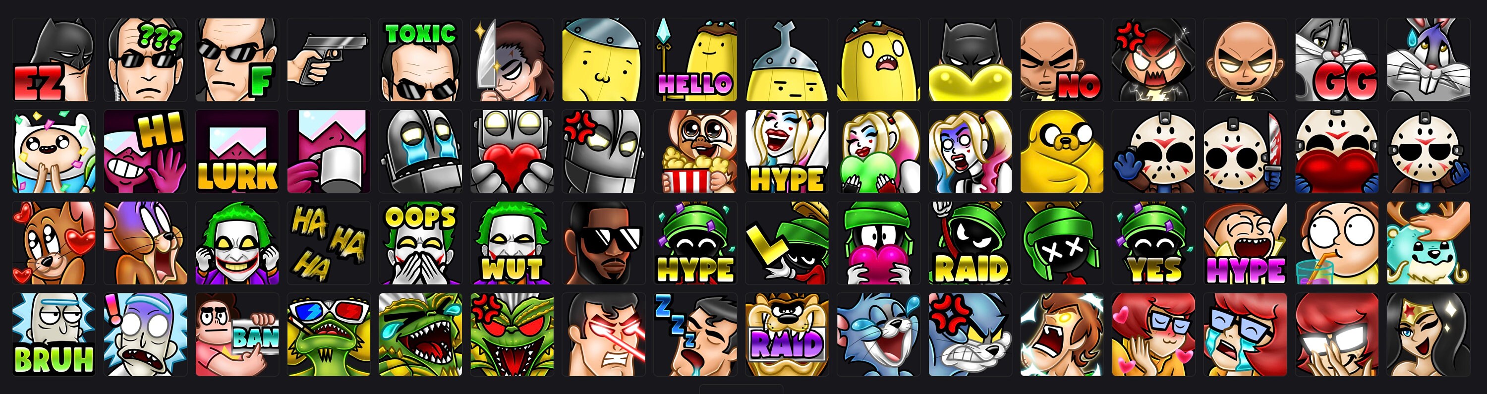 Multi Versus Twitch Emote Bundle 112x112 / 56x56 / 28x28 - Twitch ...