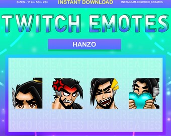 Widowmaker Overwatch Twitch Emote Pack 112x112 / 56x56 / 28x28 - Twitch ...