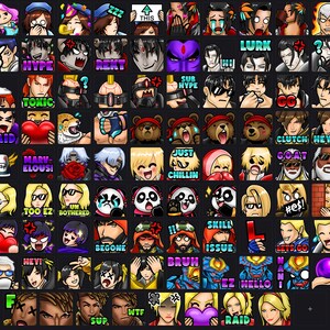 Tekken 8 Mega Twitch Emote Bundle 112x112 / 56x56 / 28x28 - Twitch ...