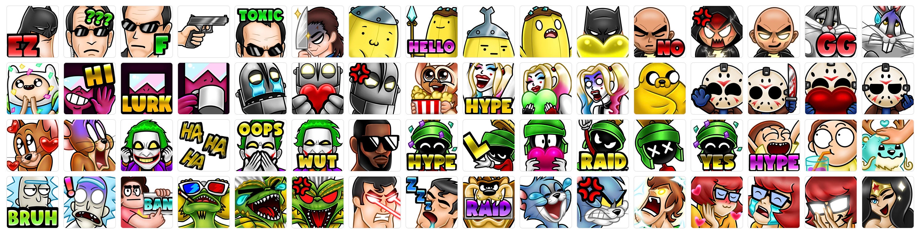 Multi Versus Twitch Emote Bundle 112x112 / 56x56 / 28x28 - Twitch ...