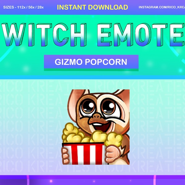 Twitch Gremlin Emote - Etsy UK
