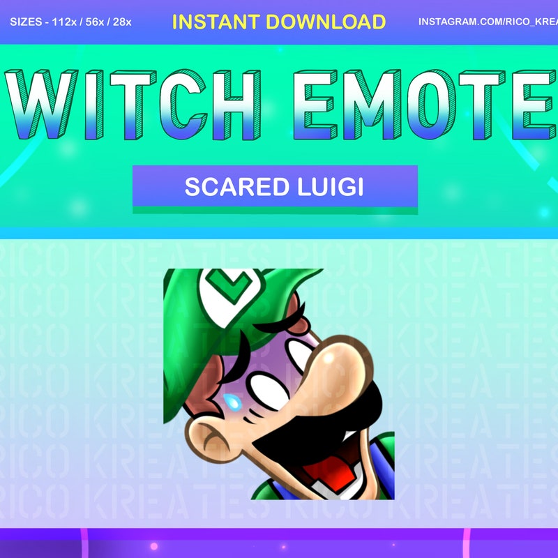 Scared Twitch Emote - Etsy