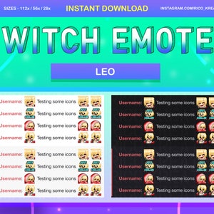Leo Tekken 8 Twitch Emote Pack 112x112 / 56x56 / 28x28 - Twitch ...