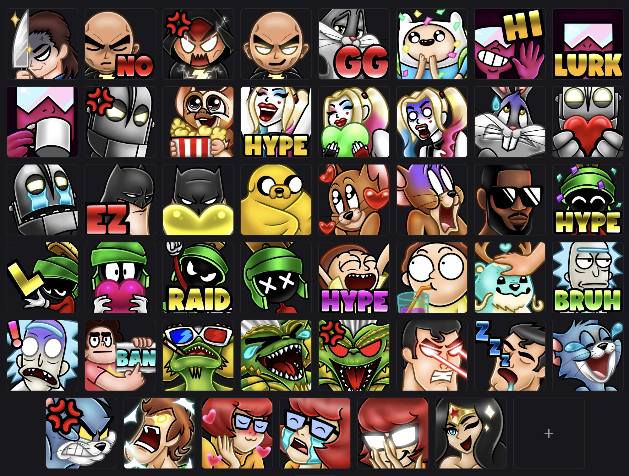Multi Versus Twitch Emote Bundle 112x112 / 56x56 / 28x28 Twitch ...