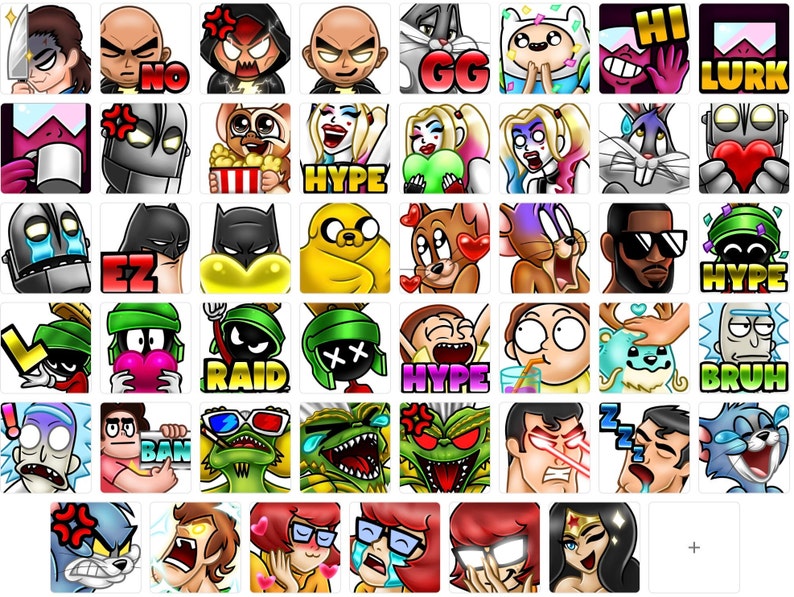 Multi Versus Twitch Emote Bundle 112x112 / 56x56 / 28x28 Twitch ...