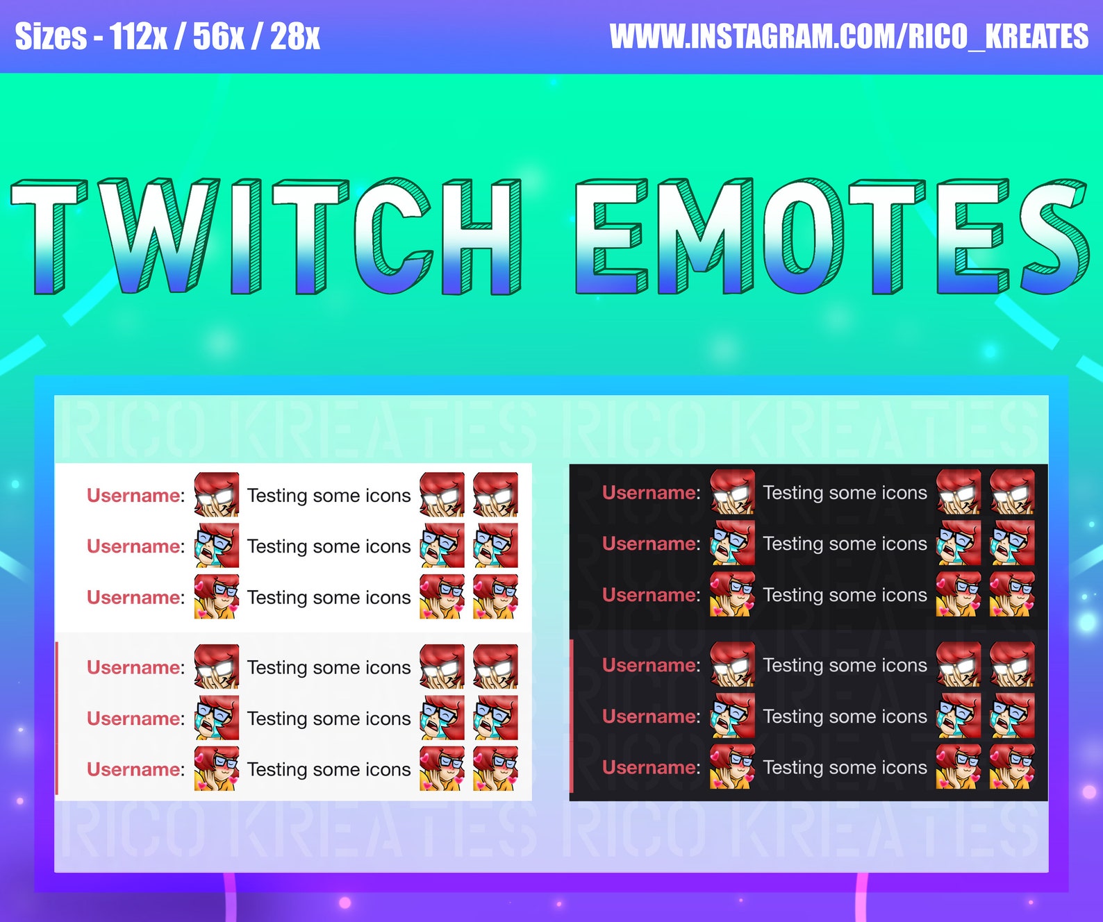 Velmaa Emote Pack 112x112 / 56x56 / 28x28 - Twitch, Discord, Youtube ...